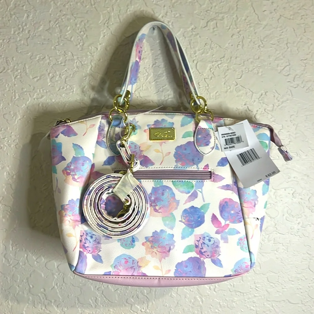 Luv Betsey Johnson | Bags | Luv Betsey Johnson Purse Satchel Bag White ...